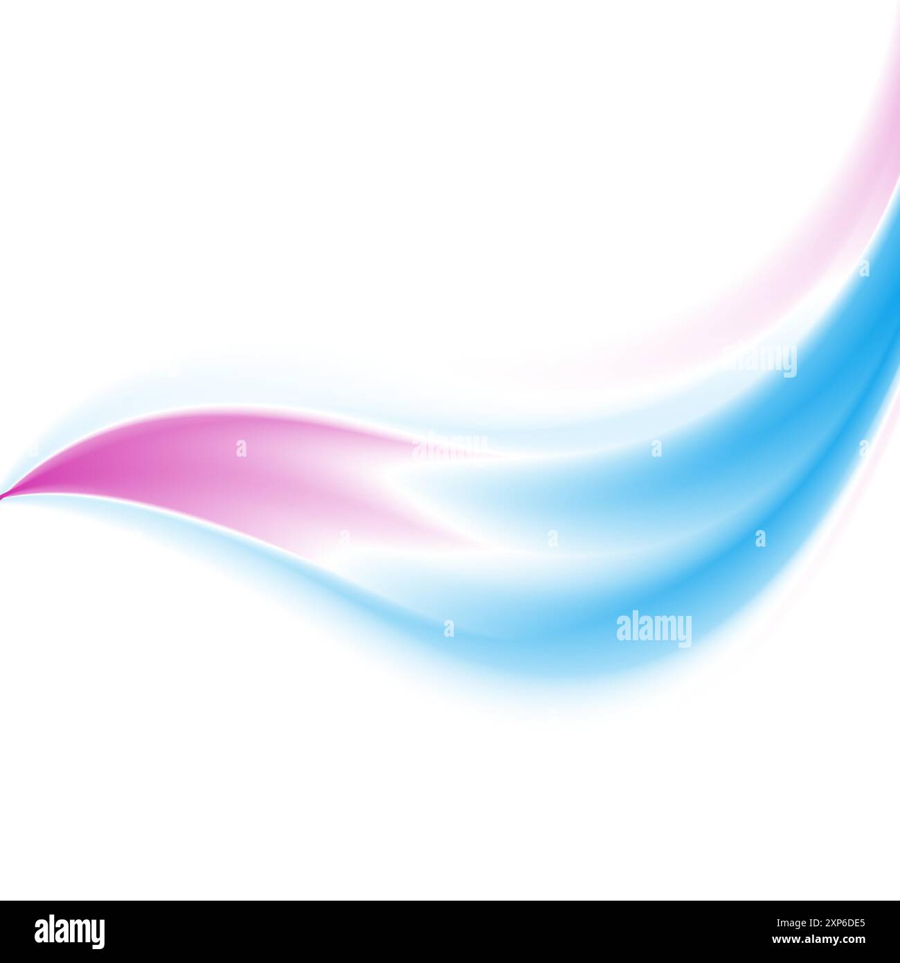 Bright blue purple smooth glossy wave abstract elegant background ...