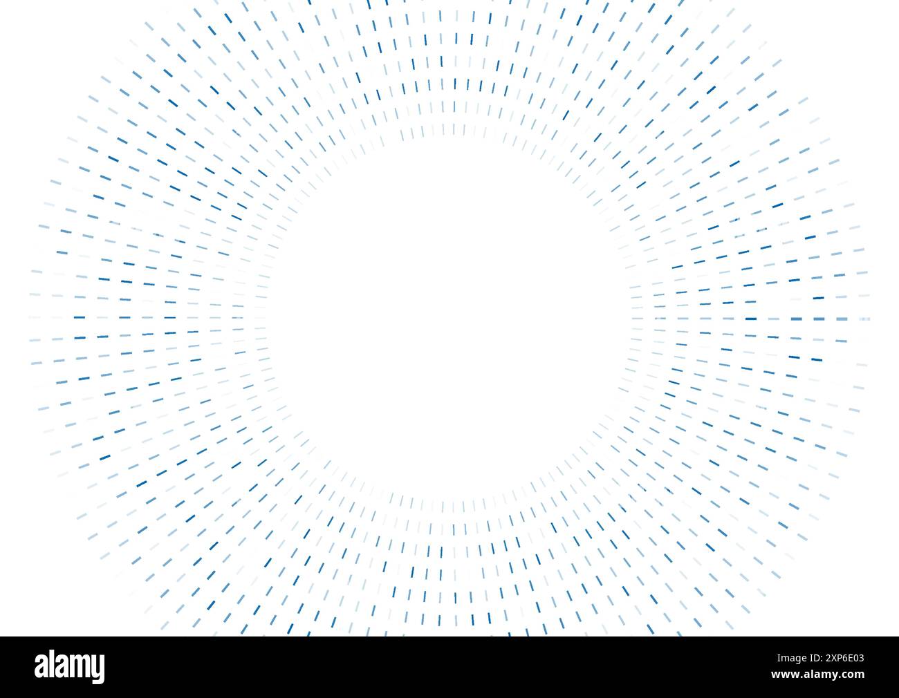Blue circular dotted lines abstract geometric tech background. Vector ...