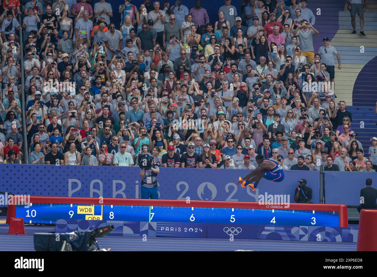 Paris, France - 08 02 2024: Olympic Games Paris 2024. View of men's ...