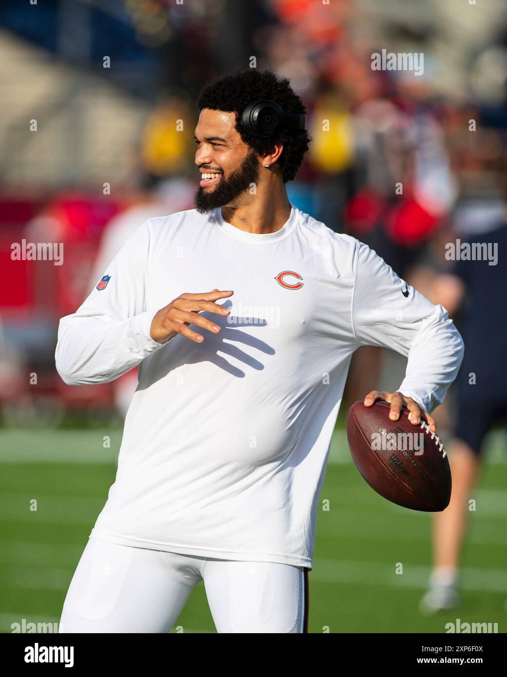 August 01, 2024: Chicago Bears rookie quarterback #18 Caleb Williams ...