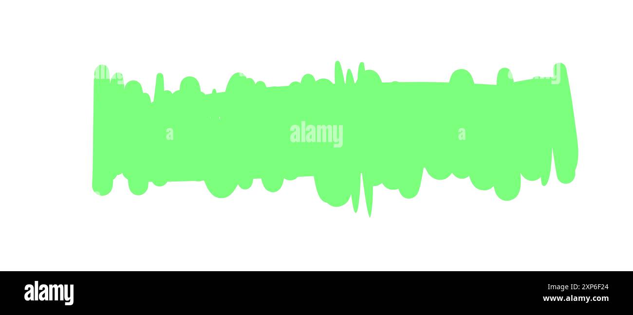 Rectangular banner neon green graphic illustration Stock Photo - Alamy