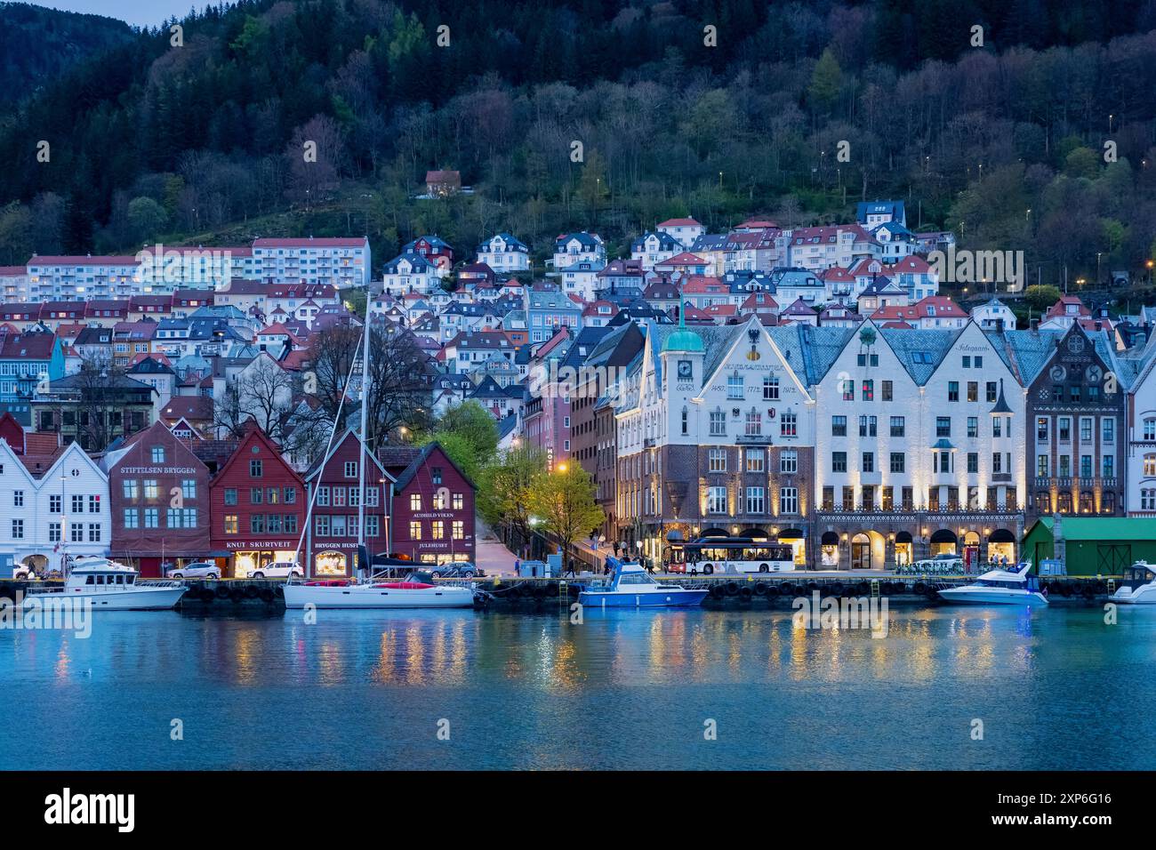 Bergen, Norway - April 30, 2024: Bergen, Norway's iconic Bryggen Quay ...