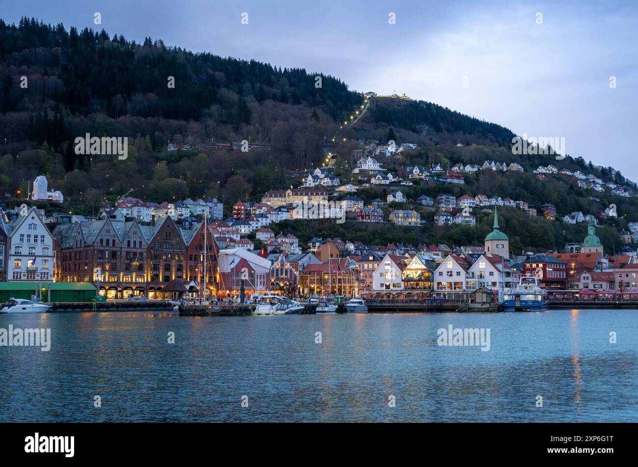 Bergen, Norway - April 30, 2024: Bergen, Norway's iconic Bryggen Quay ...