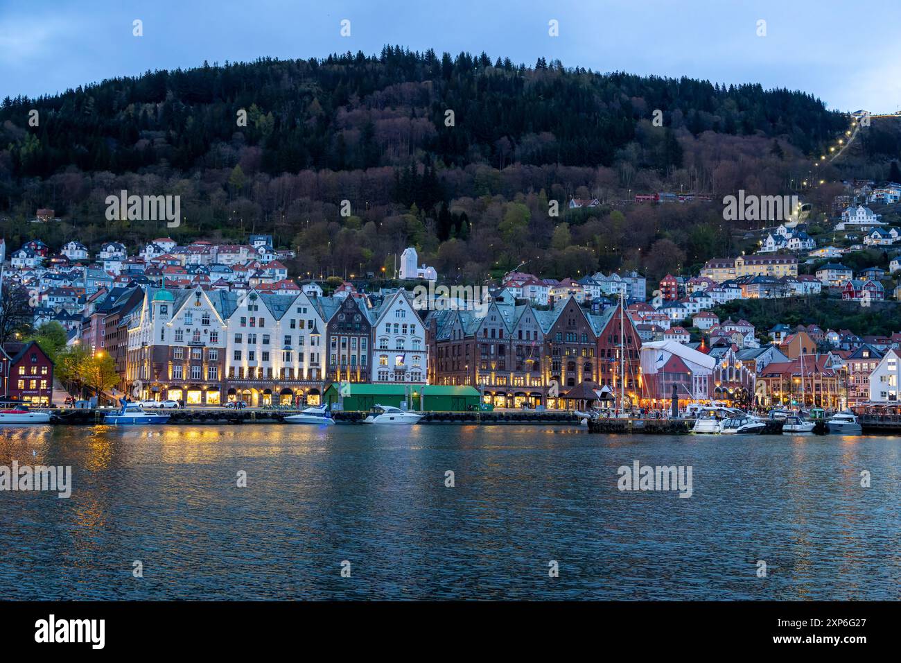 Bergen, Norway - April 30, 2024: Bergen, Norway's iconic Bryggen Quay ...