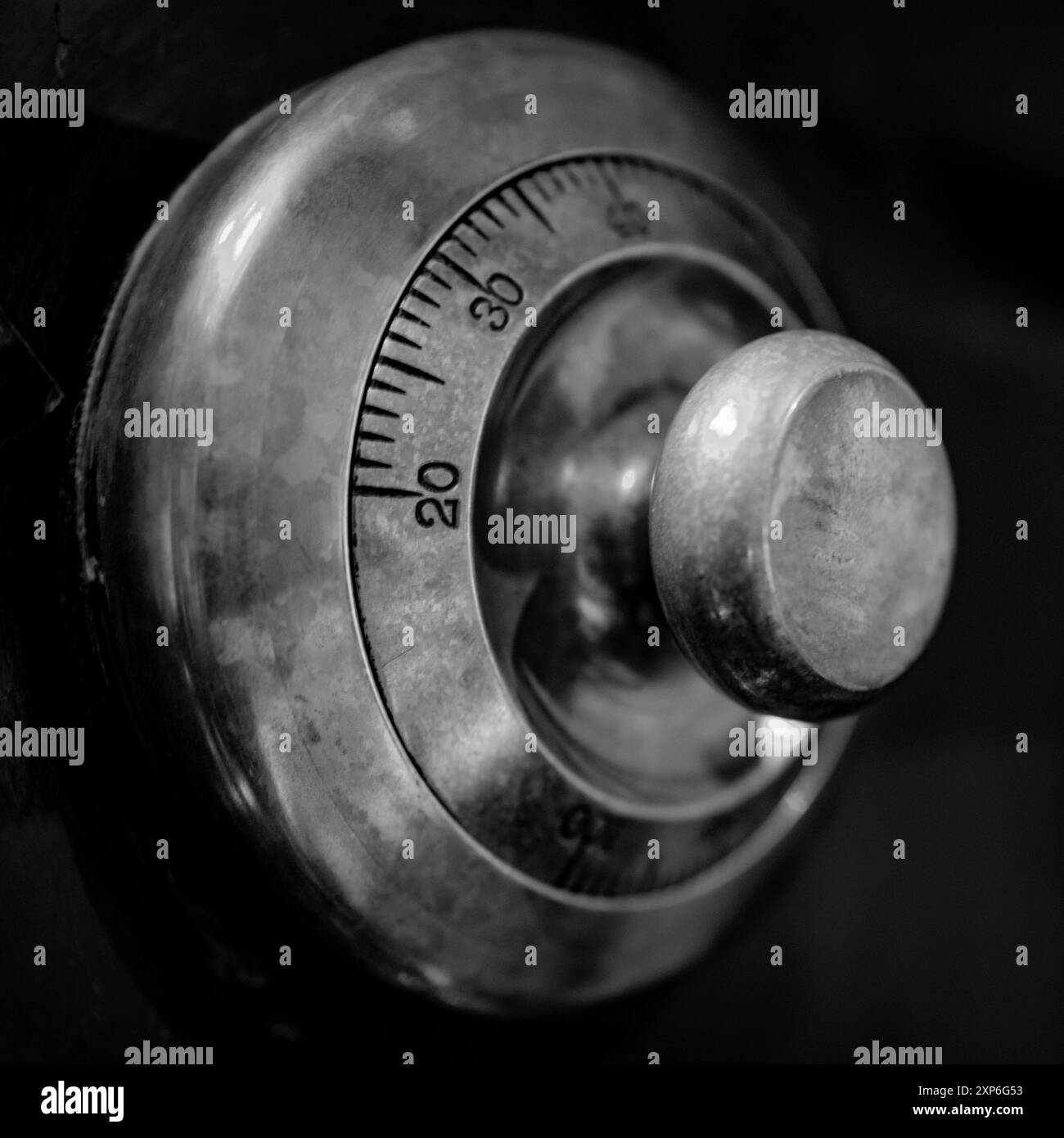 closeup od the dial on an older safe Stock Photo - Alamy