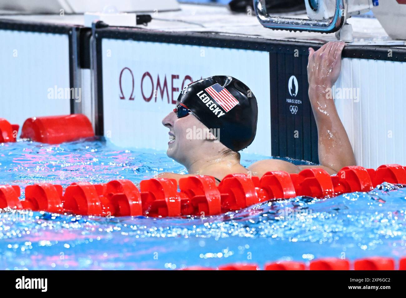 Paris, France. 3rd Aug 2024. Katie Ledecky ( USA ) Gold medal, Swimming ...