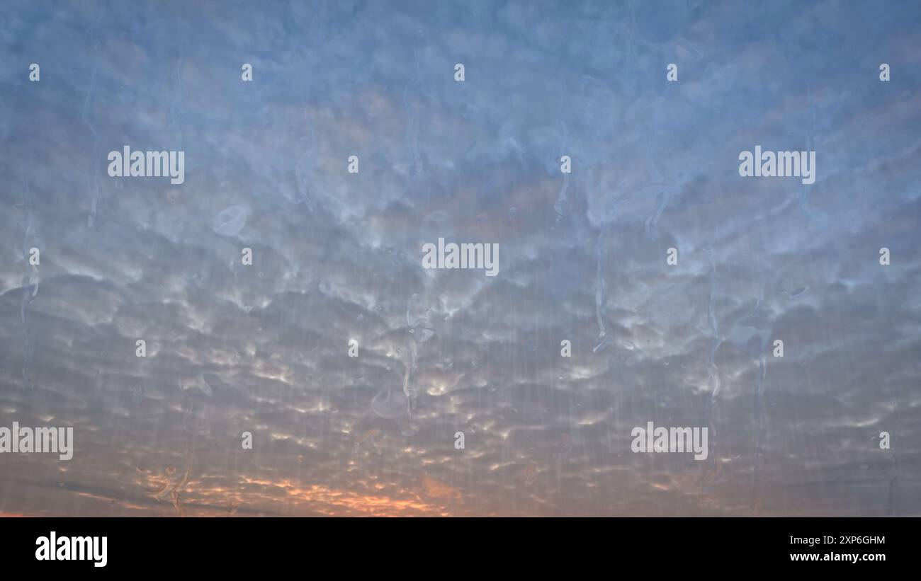 heavy rain on sky with clouds - nice weather backdrop - photo of nature ...