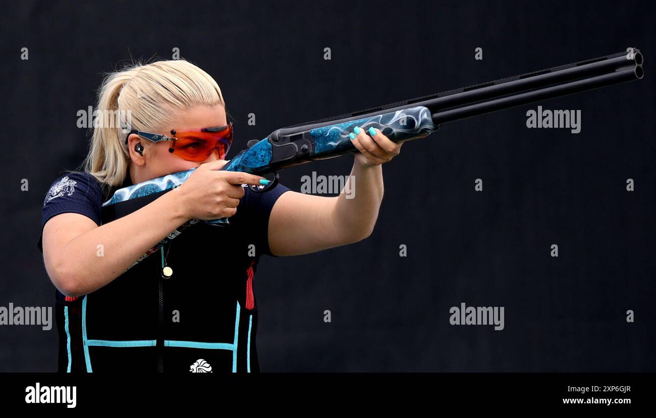 Great Britain's Amber Rutter during the Skeet Women's Qualification at ...