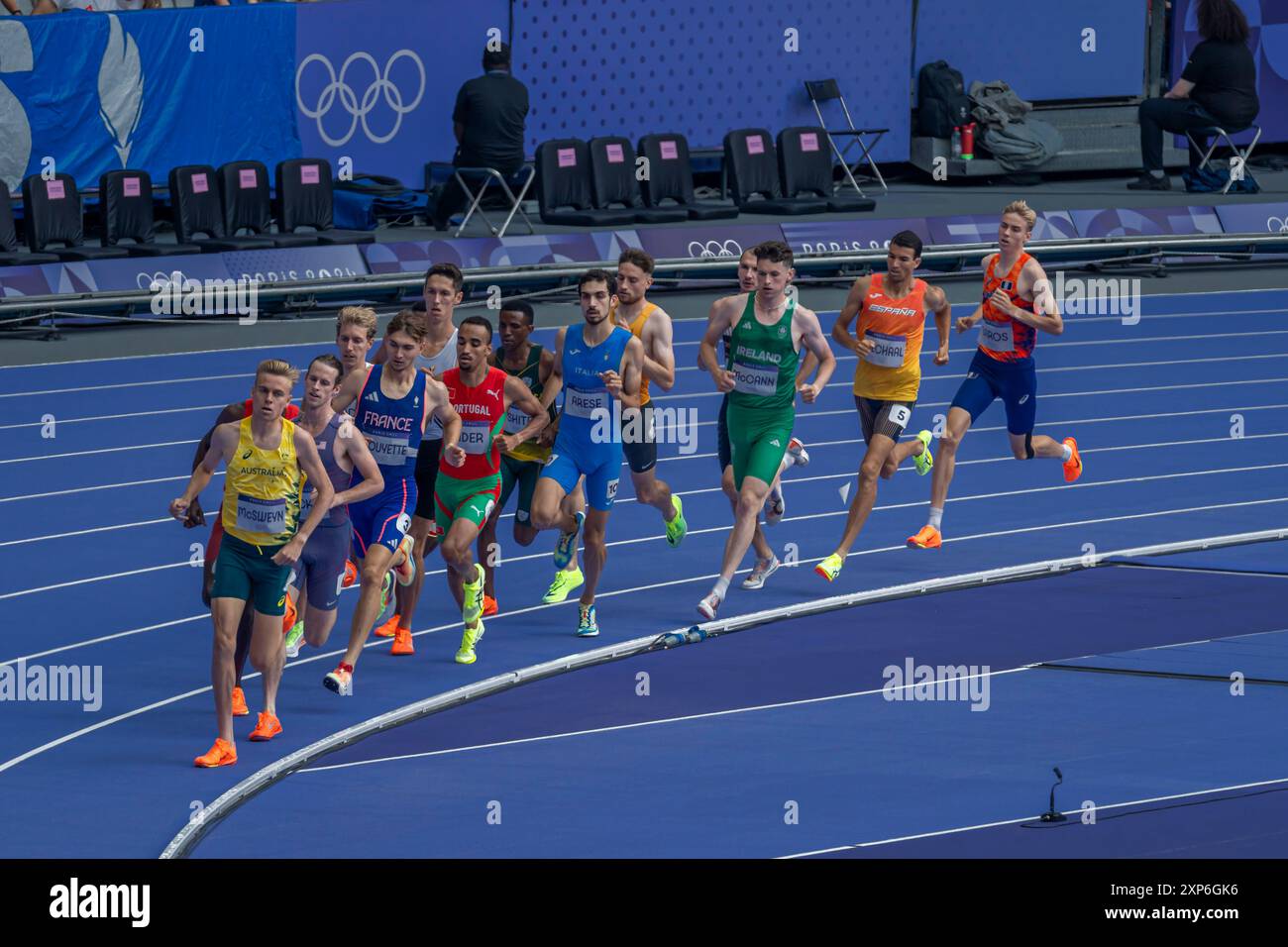 Paris, France - 08 02 2024: Olympic Games Paris 2024. View of men's ...
