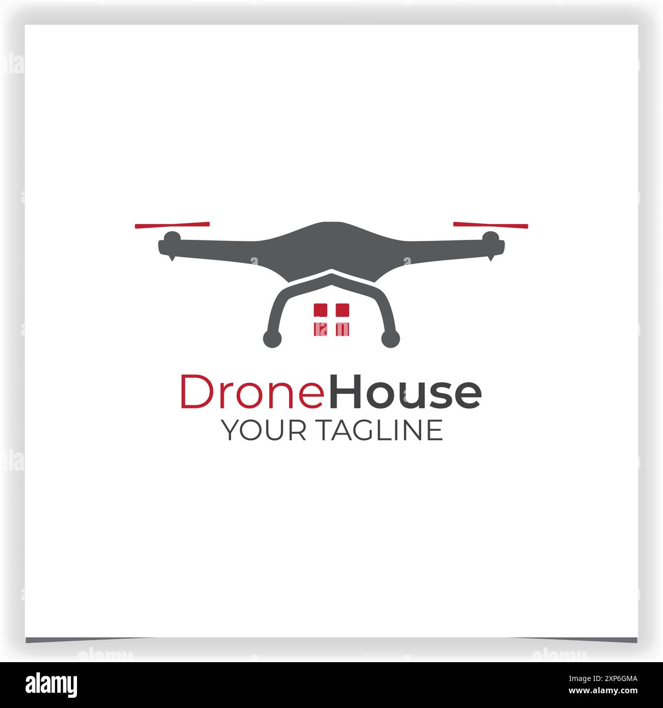 drone house logo design template Stock Vector Image & Art - Alamy