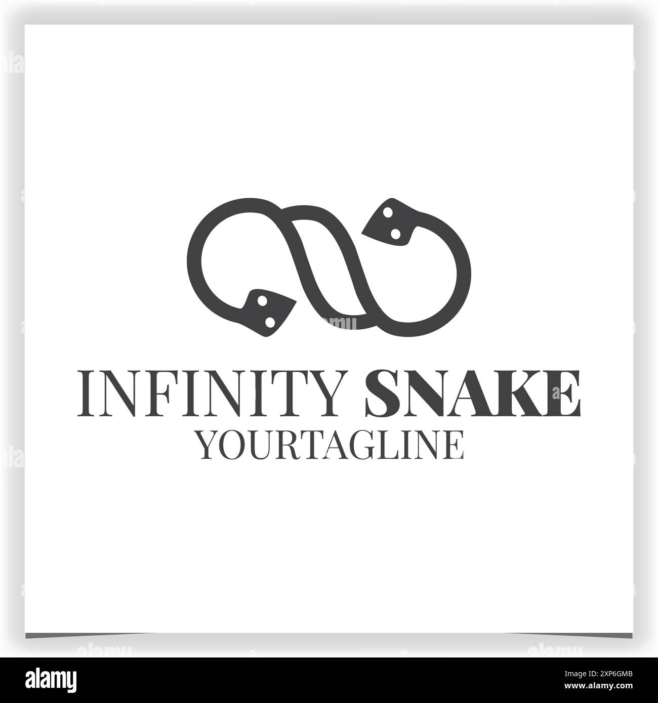 Infinity Snakes logo design vector template Stock Vector Image & Art ...
