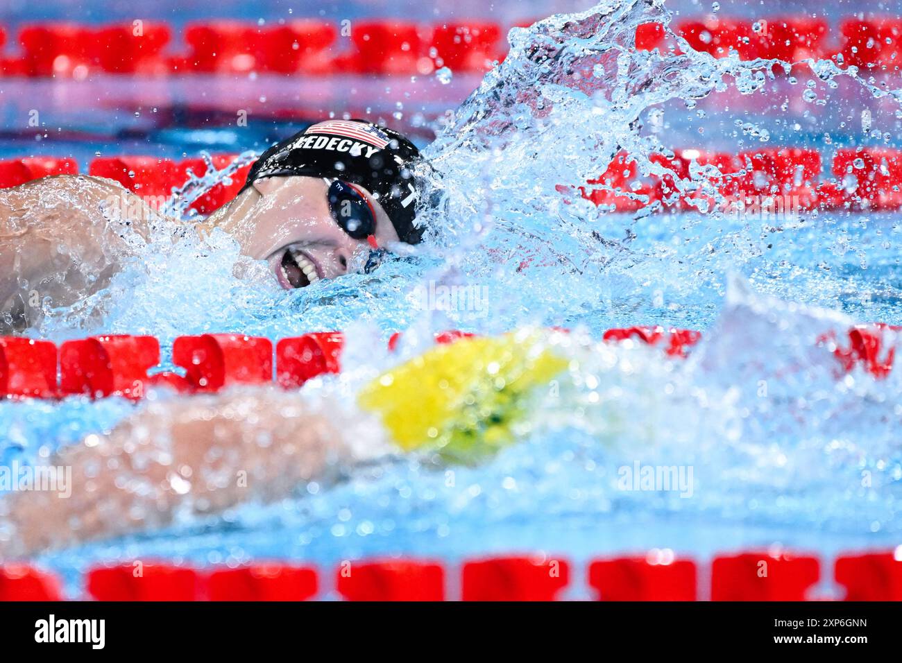 Paris, France. 3rd Aug 2024. Katie Ledecky ( USA ) Gold medal, Swimming ...