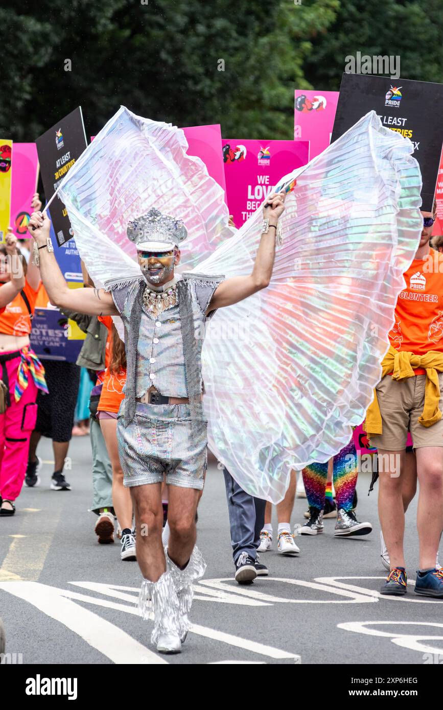 Brighton, August 3rd 2024: The annual Pride march, the UK's most ...