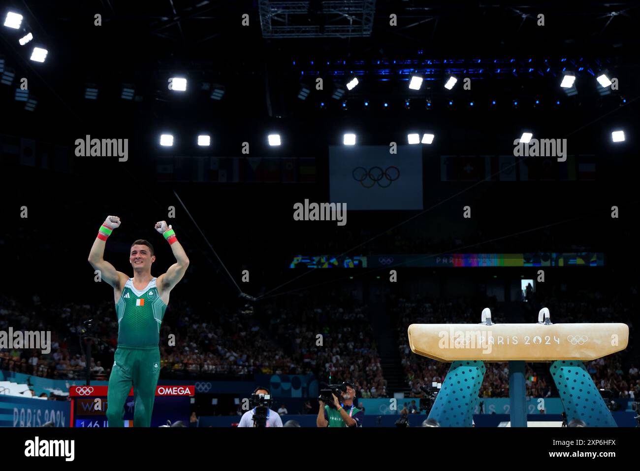 Paris, France. 3rd Aug, 2024. Rhys Mc Clenaghan (IRL) Gymnastics ...