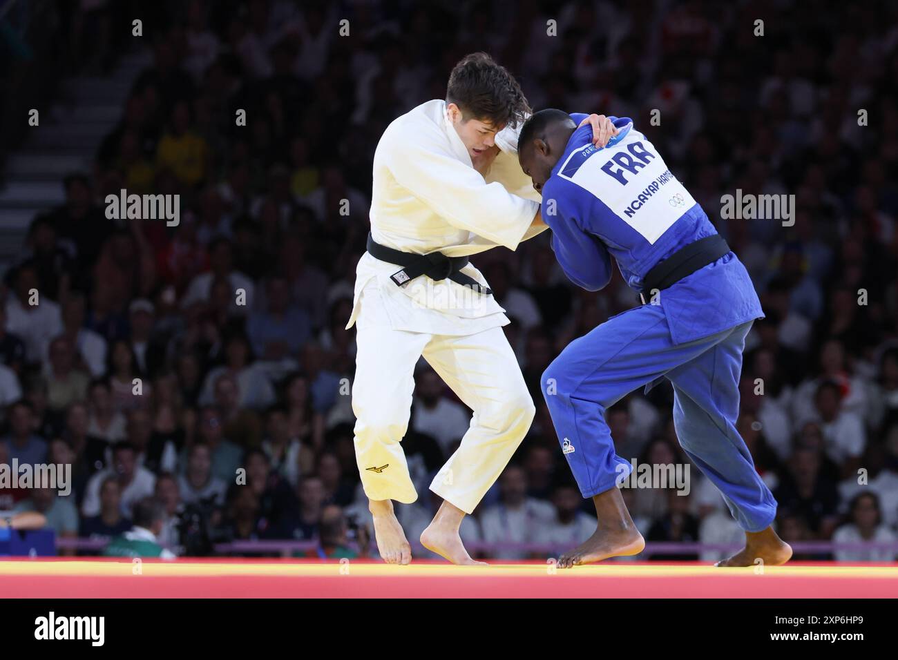 Paris, France. 3rd Aug, 2024. Sanshiro Murao (JPN) Judo : Mixed Team ...