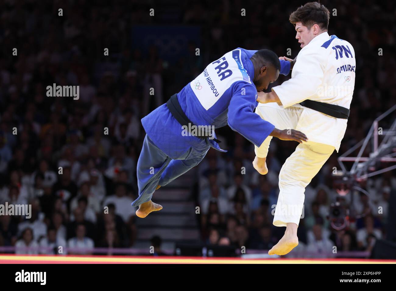 Paris, France. 3rd Aug, 2024. Sanshiro Murao (JPN) Judo : Mixed Team ...