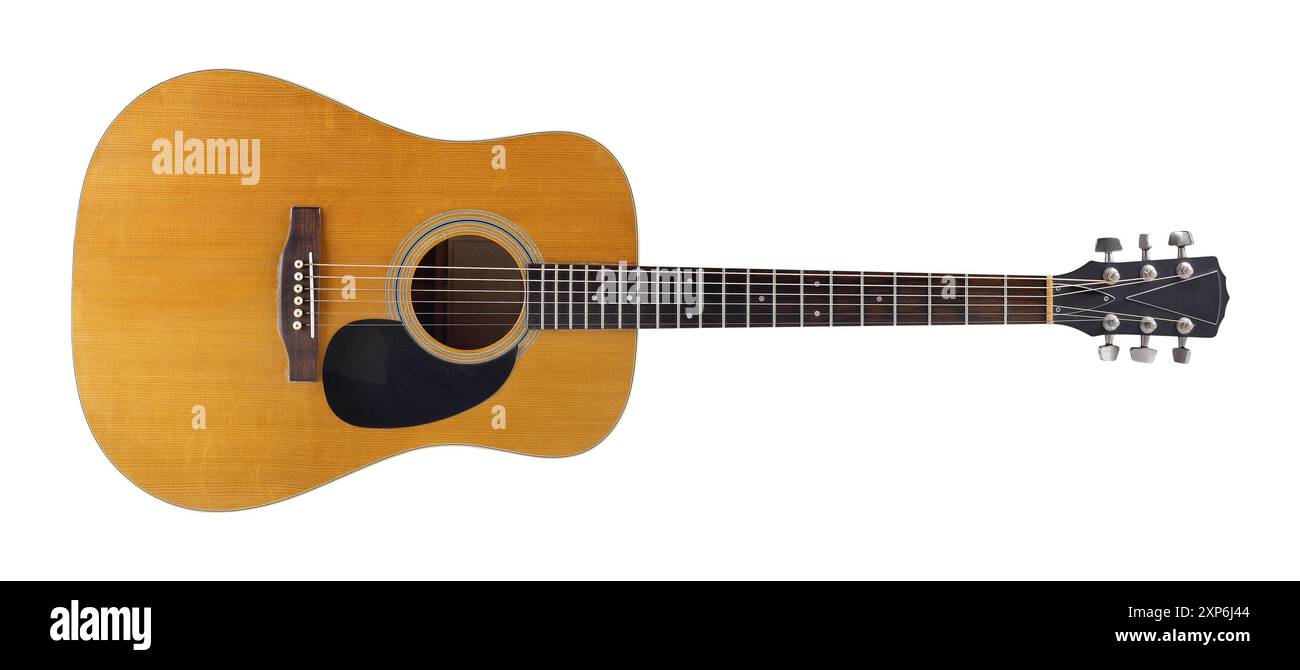 Musical instrument - Front view very rare vintage acoustic guitar ...