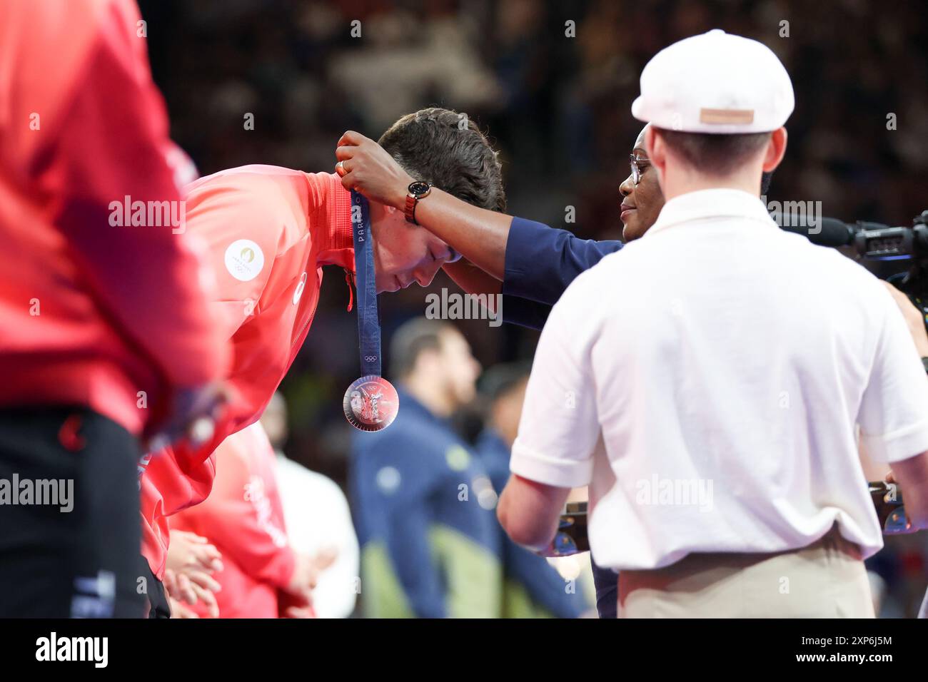 Paris, France. 3rd Aug, 2024. Sanshiro Murao (JPN) Judo : Mixed Team ...