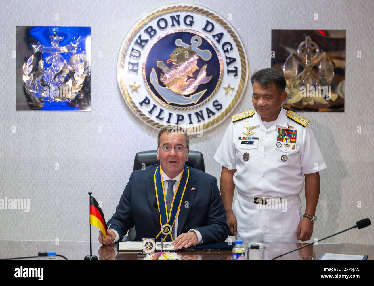 Manila, Philippines. 04th Aug, 2024. Defense Minister Boris Pistorius ...
