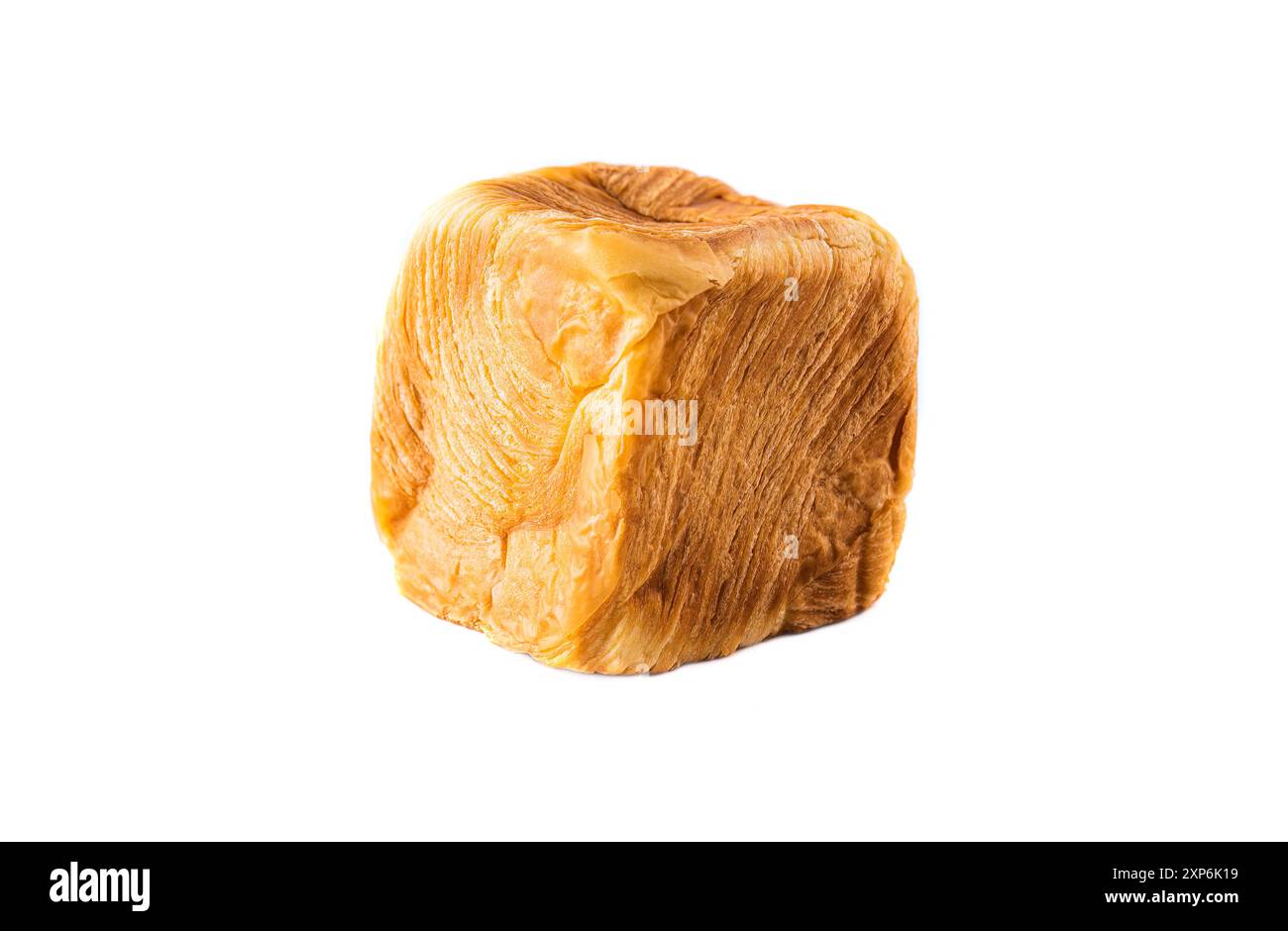 Asian cube raw toast breadsticks with cheese flavor isolated on white ...
