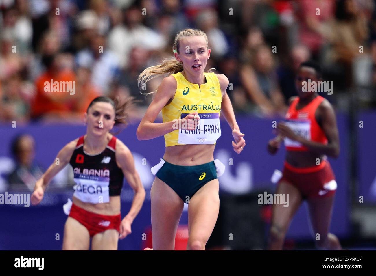Saint Denis, France. 04th Aug, 2024. Australian steeplechaser Cara ...