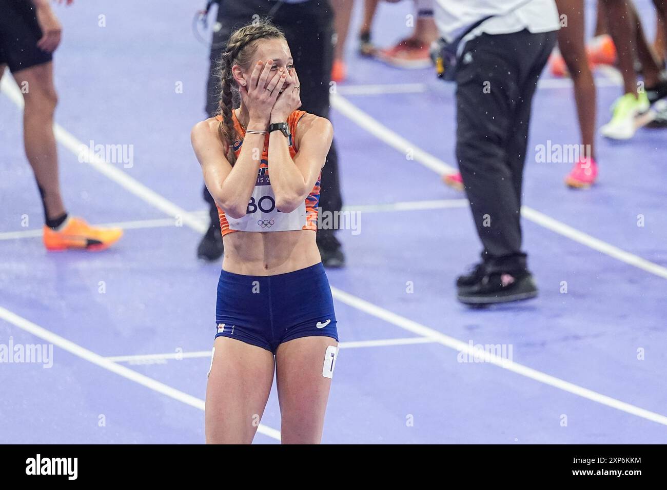 Paris, France. 3rd Aug 2024. Femke Bol of the Netherlands Gold medal ...