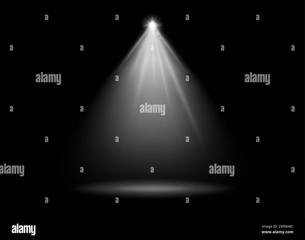 Stage light mockup. Realistic scene spolight effect Stock Vector Image ...