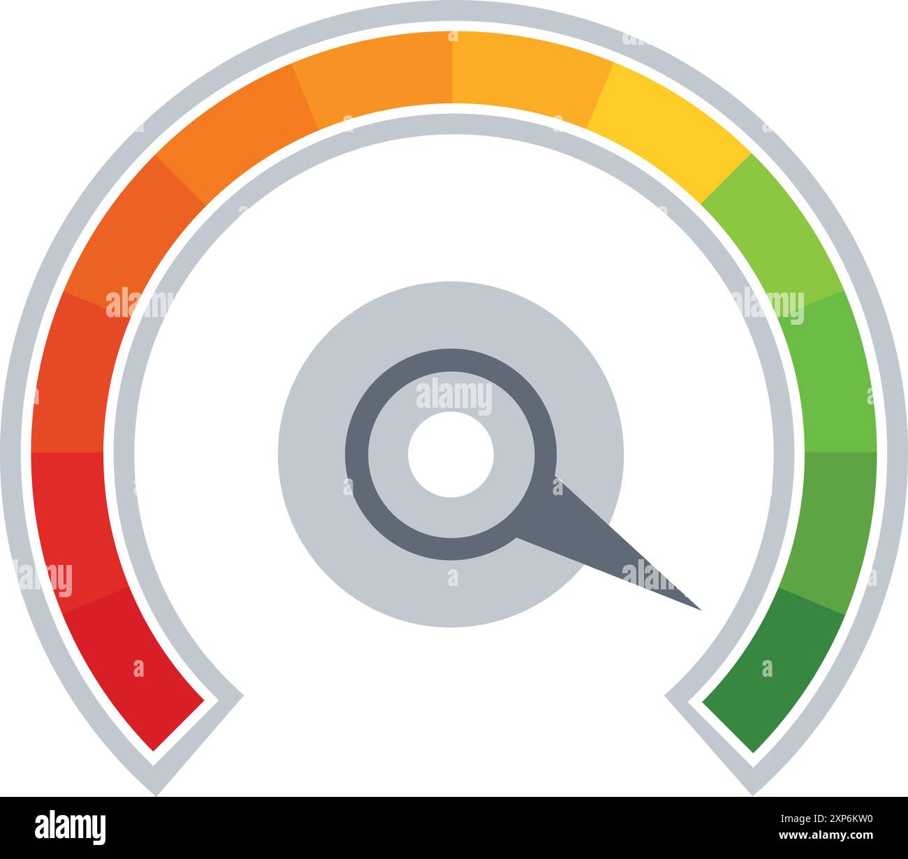 Round color meter with good rating. Level indicator Stock Vector Image ...