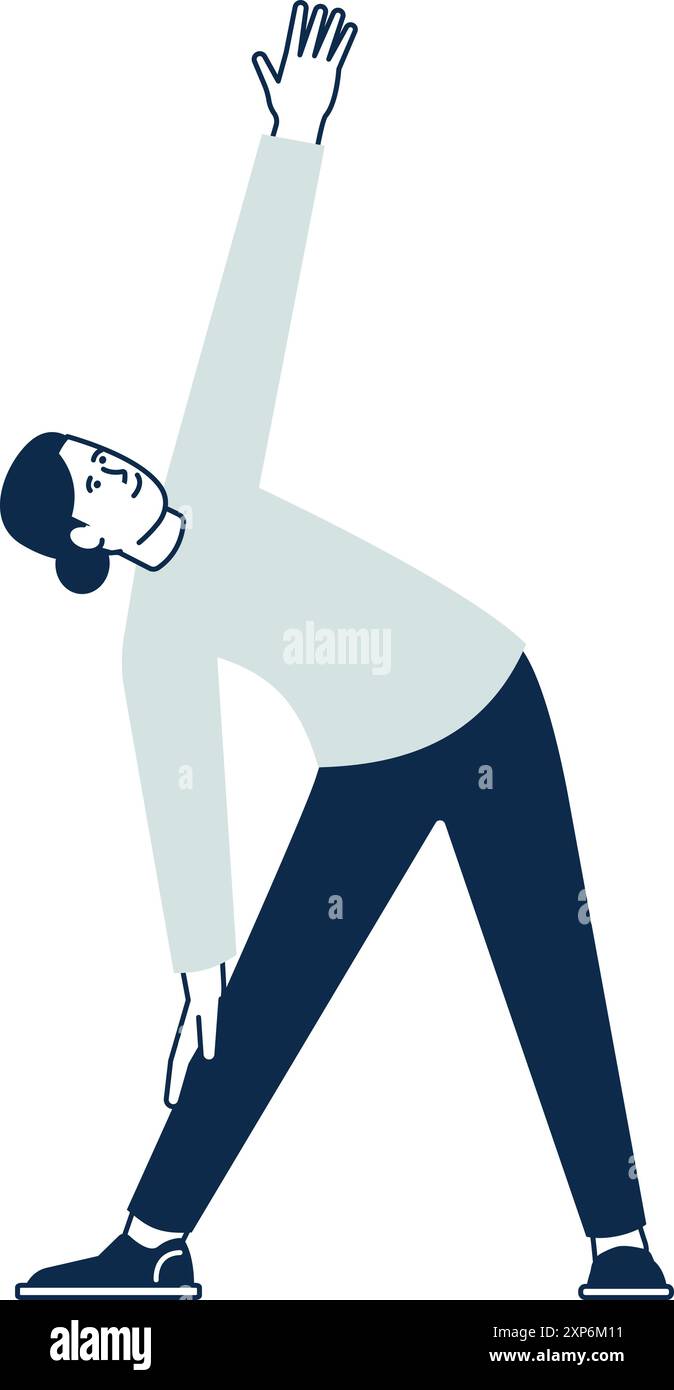 Exercise class doing plank Stock Vector Images - Alamy
