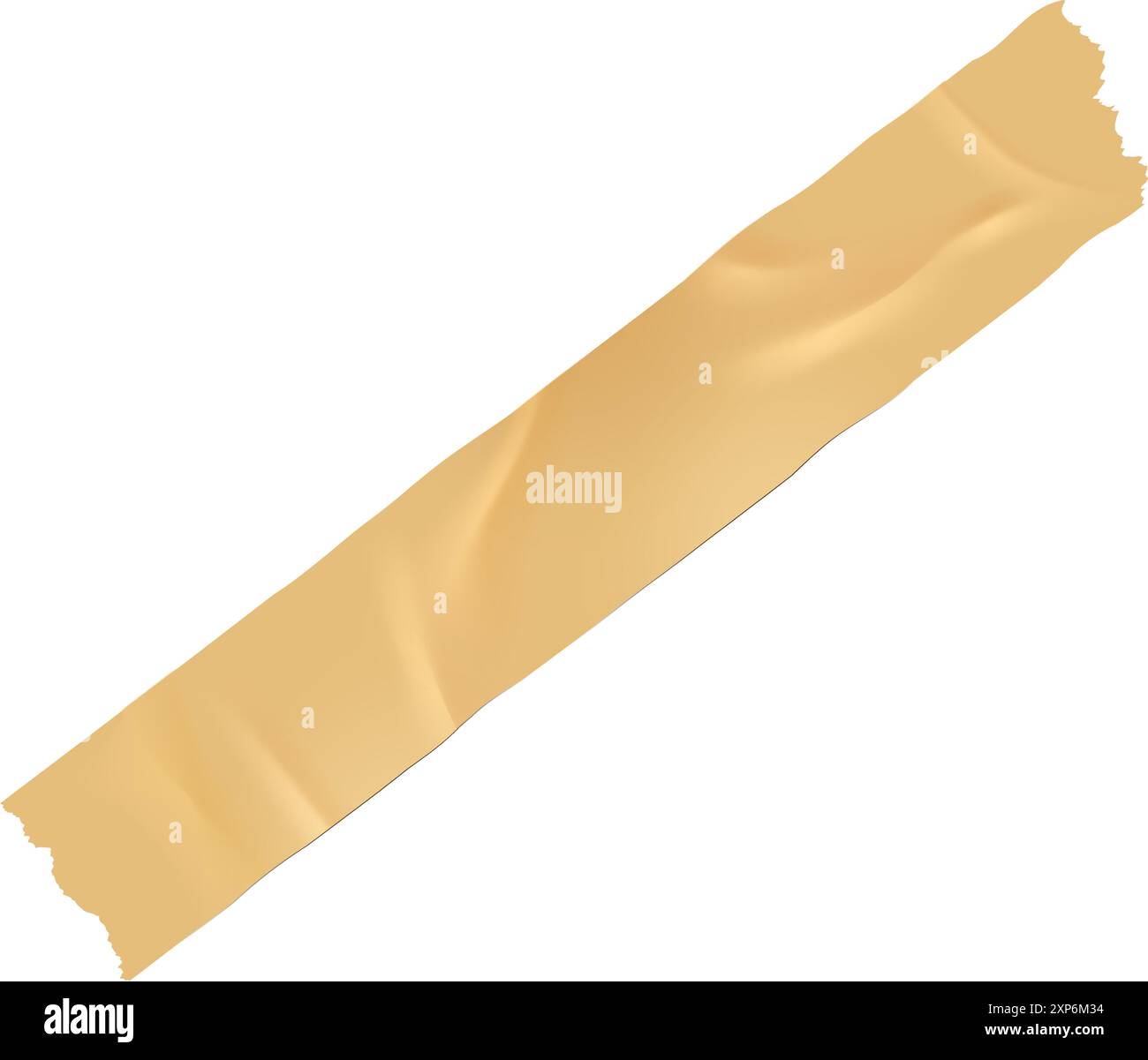 Duct tape strip. Realistic torned edge piece Stock Vector Image & Art ...