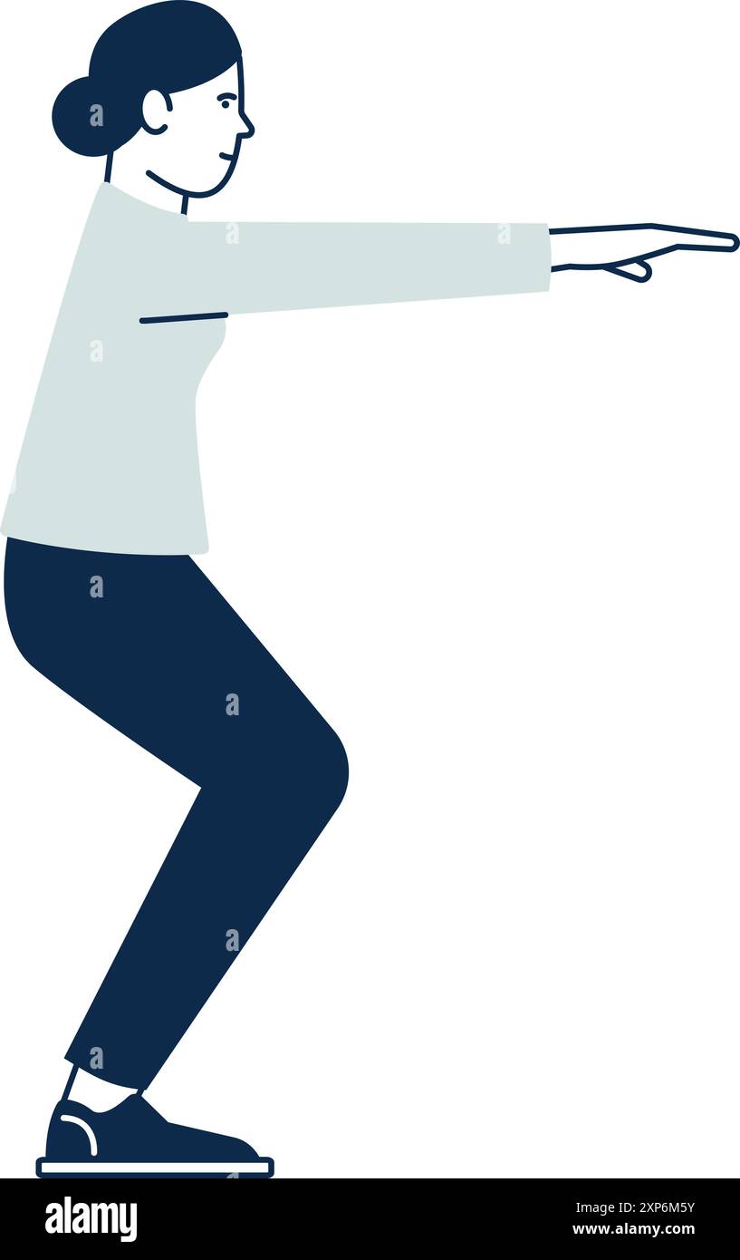 Morning exercise icon. Woman doing situps side view Stock Vector Image ...