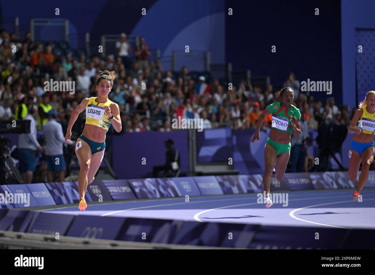 Saint Denis, France. 04th Aug, 2024. Australian runner Torrie Lewis ...
