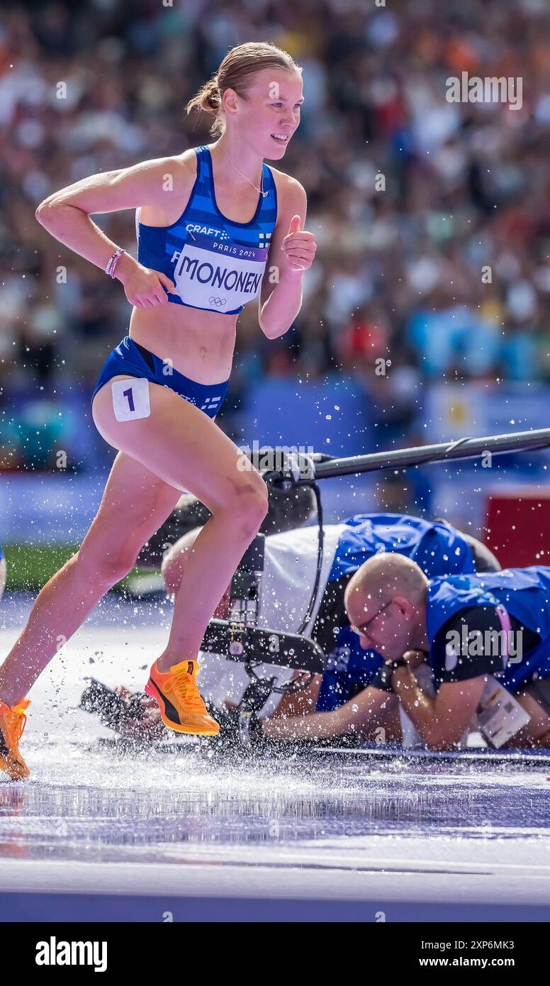 Paris, Ile de France, France. 4th Aug, 2024. Ilona Mononen (FIN) of ...