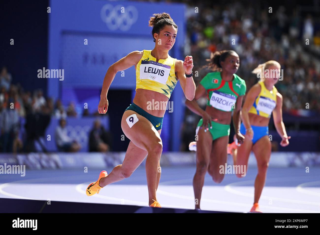 Saint Denis, France. 04th Aug, 2024. Australian runner Torrie Lewis ...