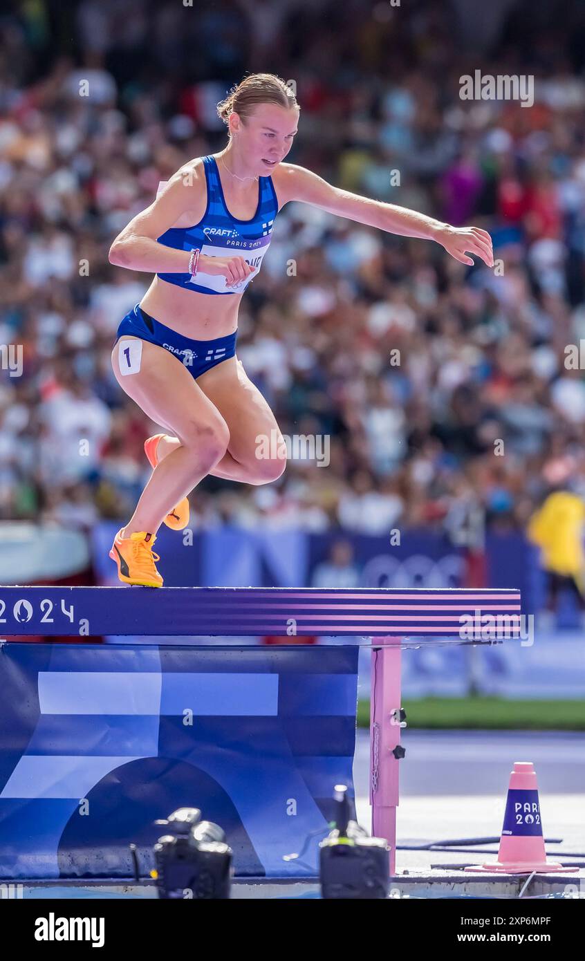 Paris, Ile de France, France. 4th Aug, 2024. Ilona Mononen (FIN) of ...
