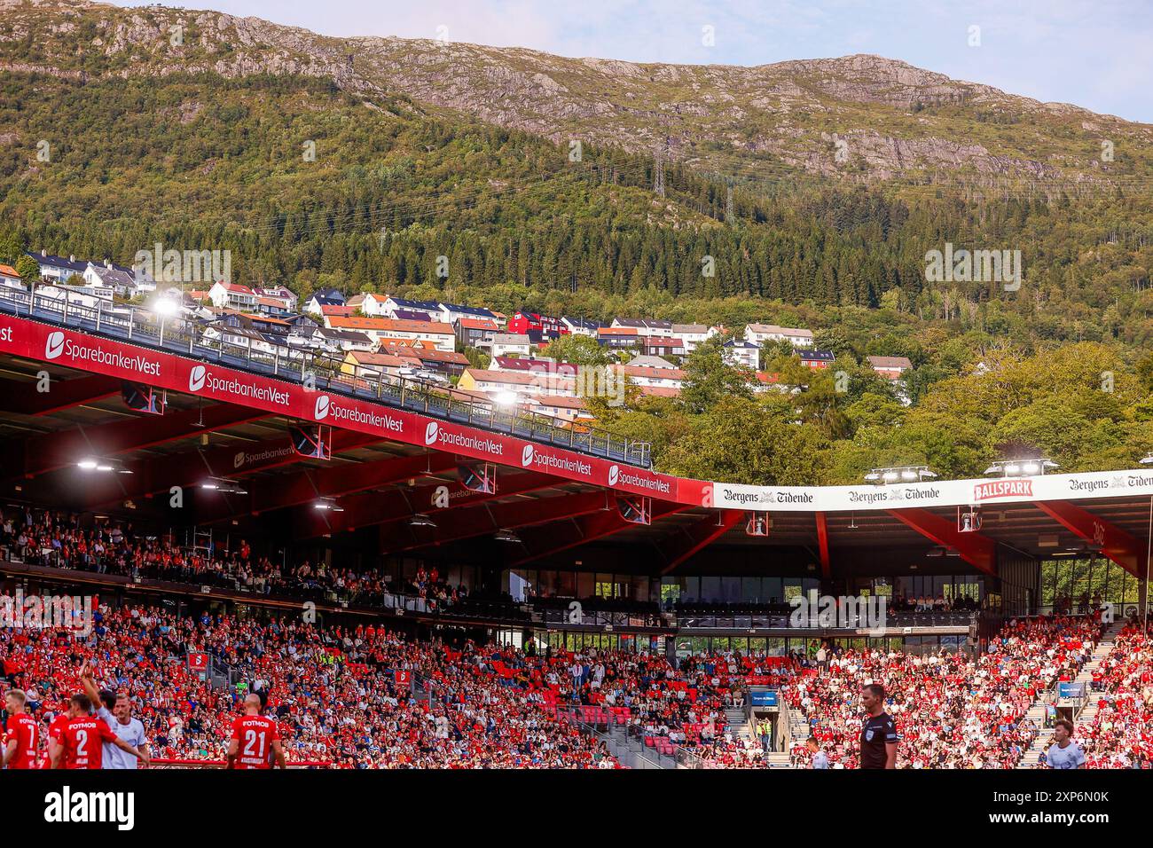 Bergen, Norway. 01st Aug, 2024. BERGEN, Brann Stadium, 01-08-2024 ...