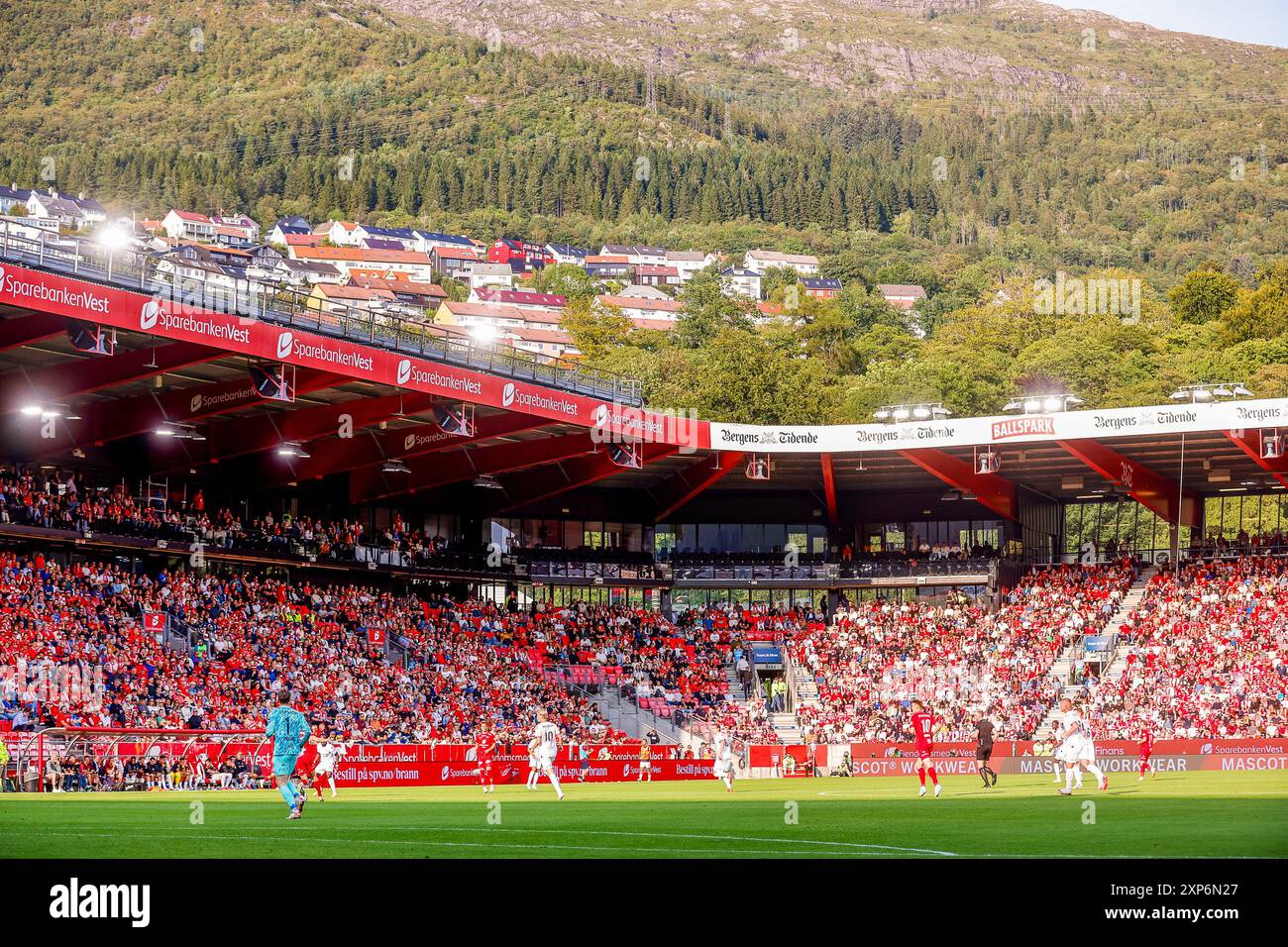 Bergen, Norway. 01st Aug, 2024. BERGEN, Brann Stadium, 01-08-2024 ...