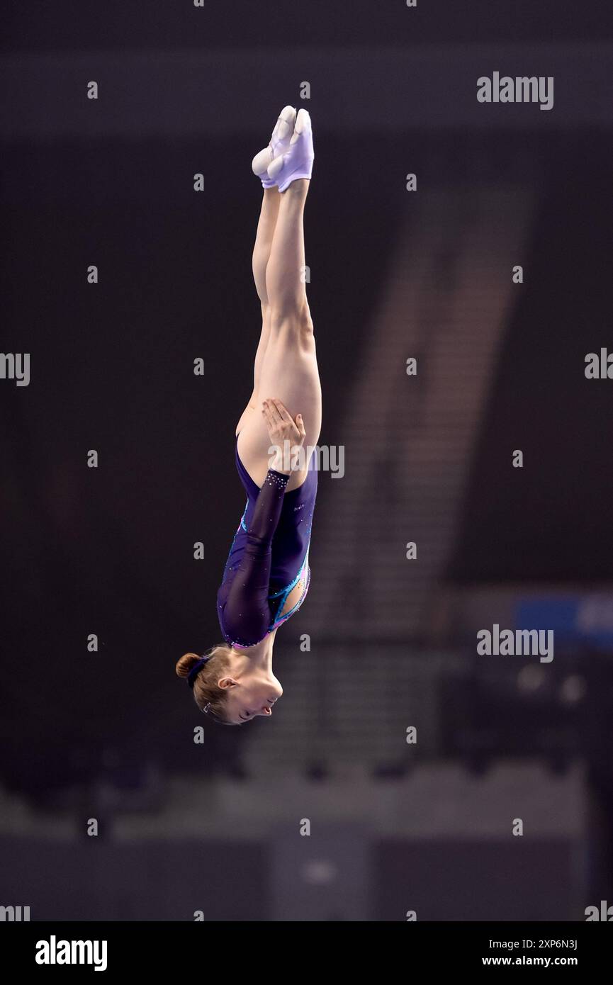 Bryony Page.Trampoline Tumbling & DMT Nationals 2015 Stock Photo - Alamy