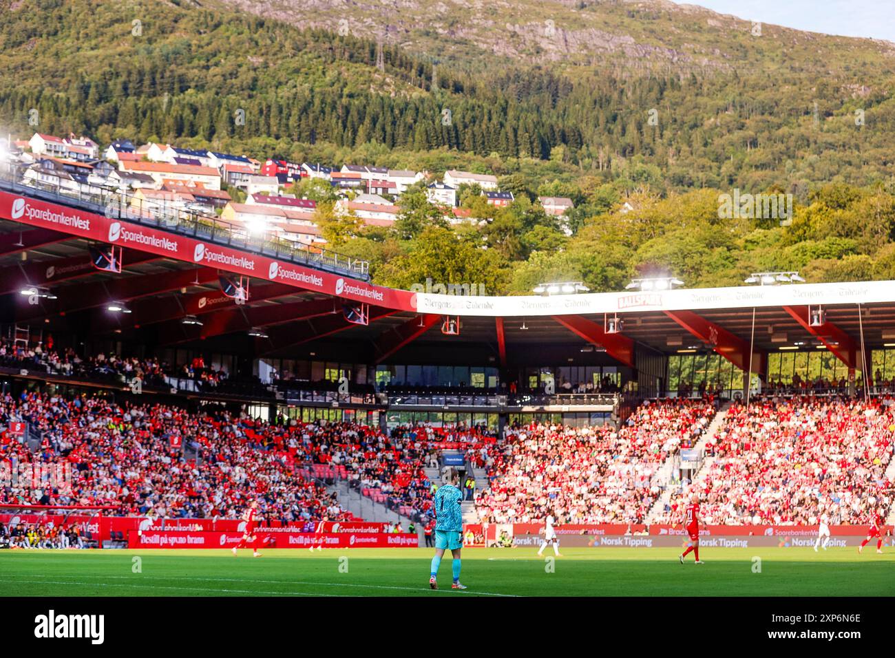 Bergen, Norway. 01st Aug, 2024. BERGEN, Brann Stadium, 01-08-2024, season 2024/2025, UEFA ...