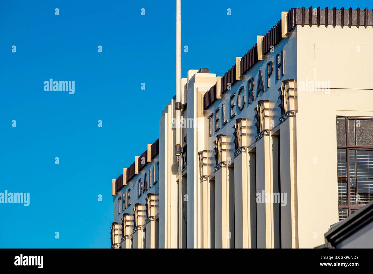 The Daily Telegraph building in Napier, New Zealand, one of the many ...