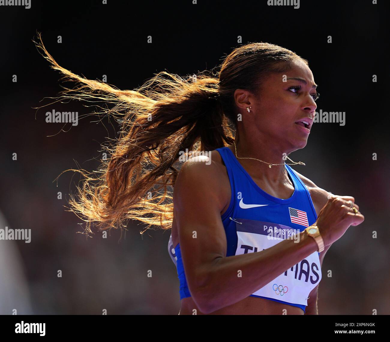 Paris, France. 4th Aug, 2024. Gabrielle Thomas of the United States ...