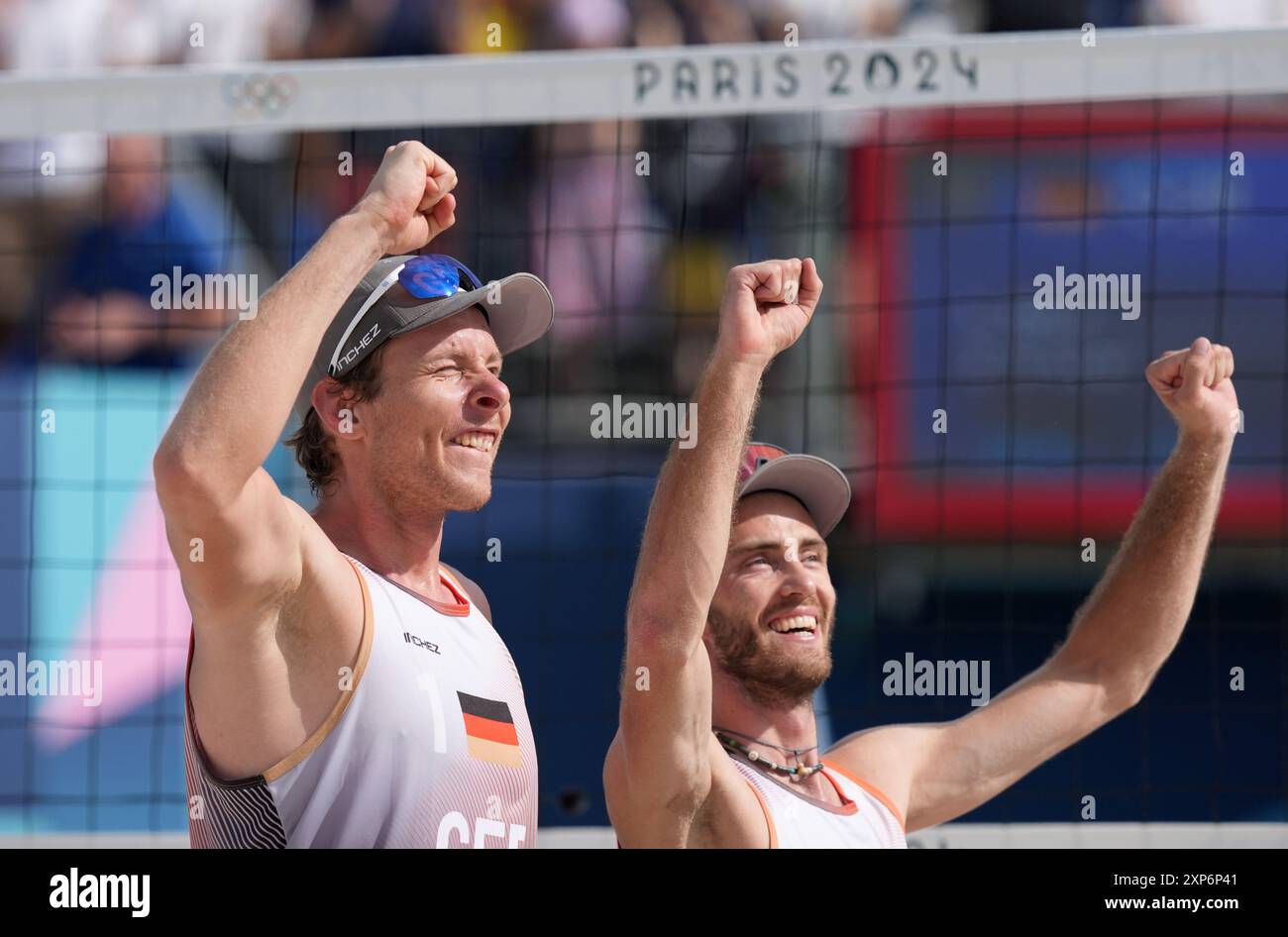 Paris, France. 04th Aug, 2024. Olympics, Paris 2024, beach volleyball ...