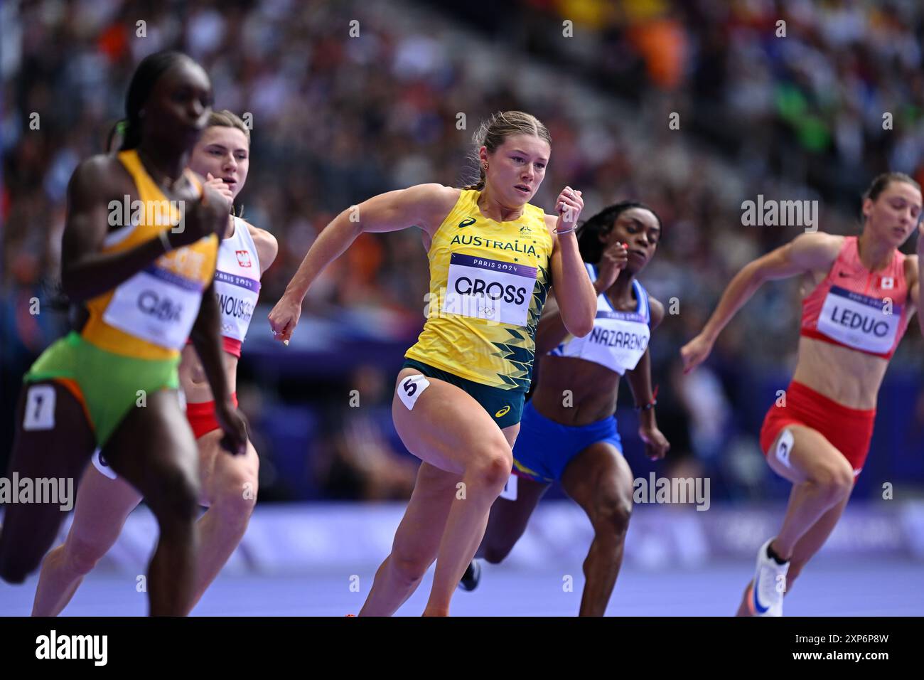 Saint Denis, France. 04th Aug, 2024. Australian runner Mia Gross ...
