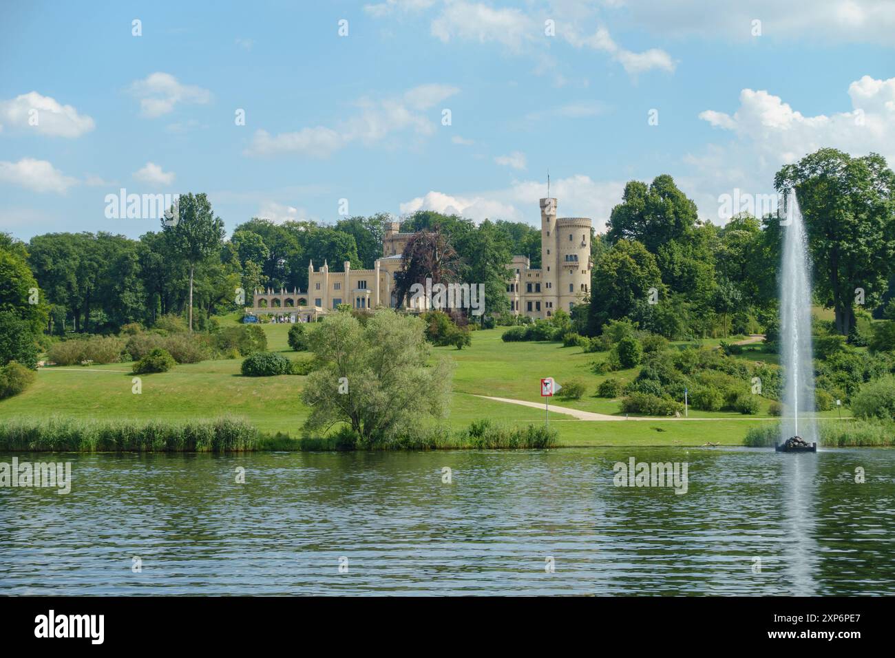 Prussian country estate Schloss Babelsberg outside Berlin, Germany ...