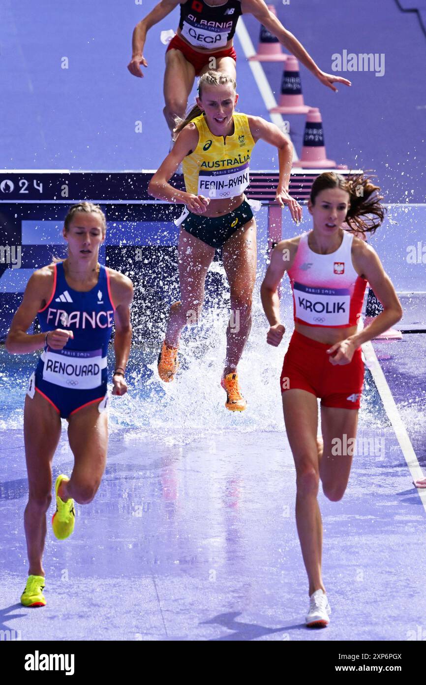 Saint Denis, France. 04th Aug, 2024. Australian steeplechaser Cara ...