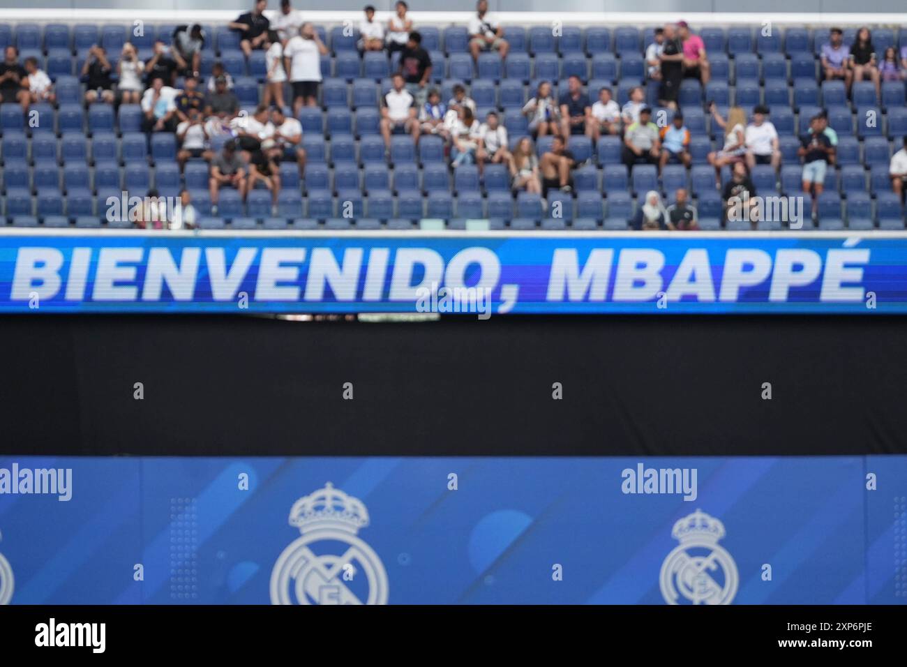 Kylian Mbappé during his presentation as a new player of Real Madrid CF ...