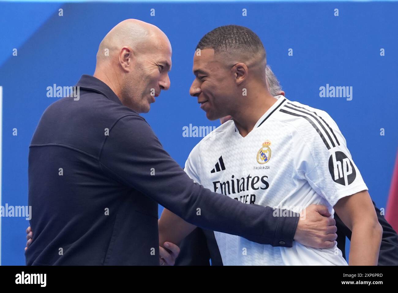 Kylian MBappe , Zinedine Zidane AND Honorary President of Real Madrid ...