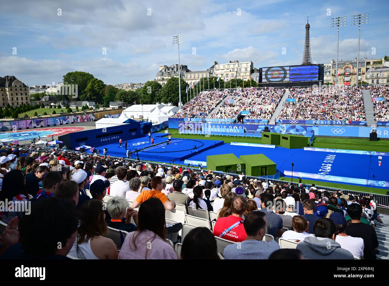 Paris, France. 04th Aug, 2024. Olympics, Paris 2024, archery, Olympic ...