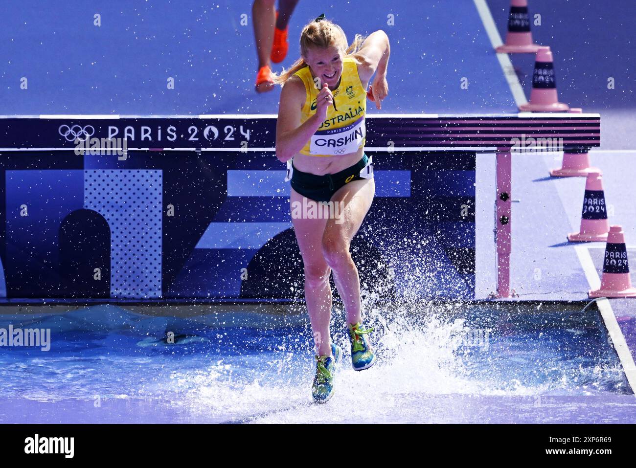 Saint Denis, France. 04th Aug, 2024. Australian steeplechaser Amy ...