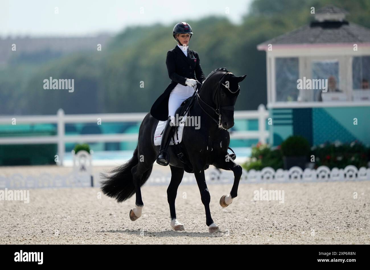 Norway's Isabel Freeze rides Total Hope Old during the dressage ...